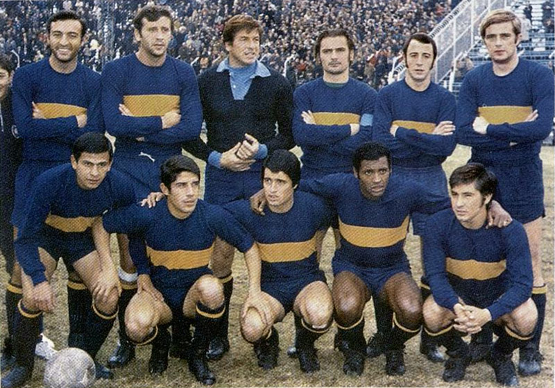 1970. O popular Boca Juniors. Acima: Roberto Rogel, Miguel Nicolau ...